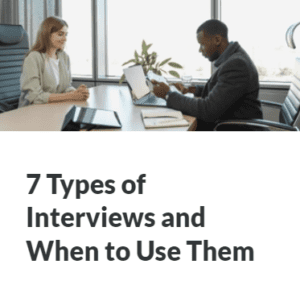 7 types of interviews and when to use them. - Trade Safety Solutions ...